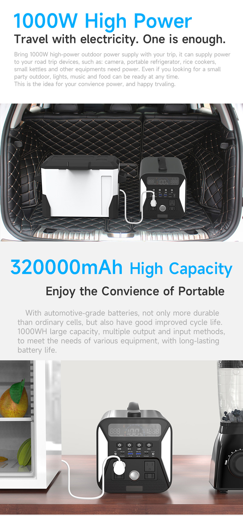 Portable Power Station PS-UA1101L - JHC Technology